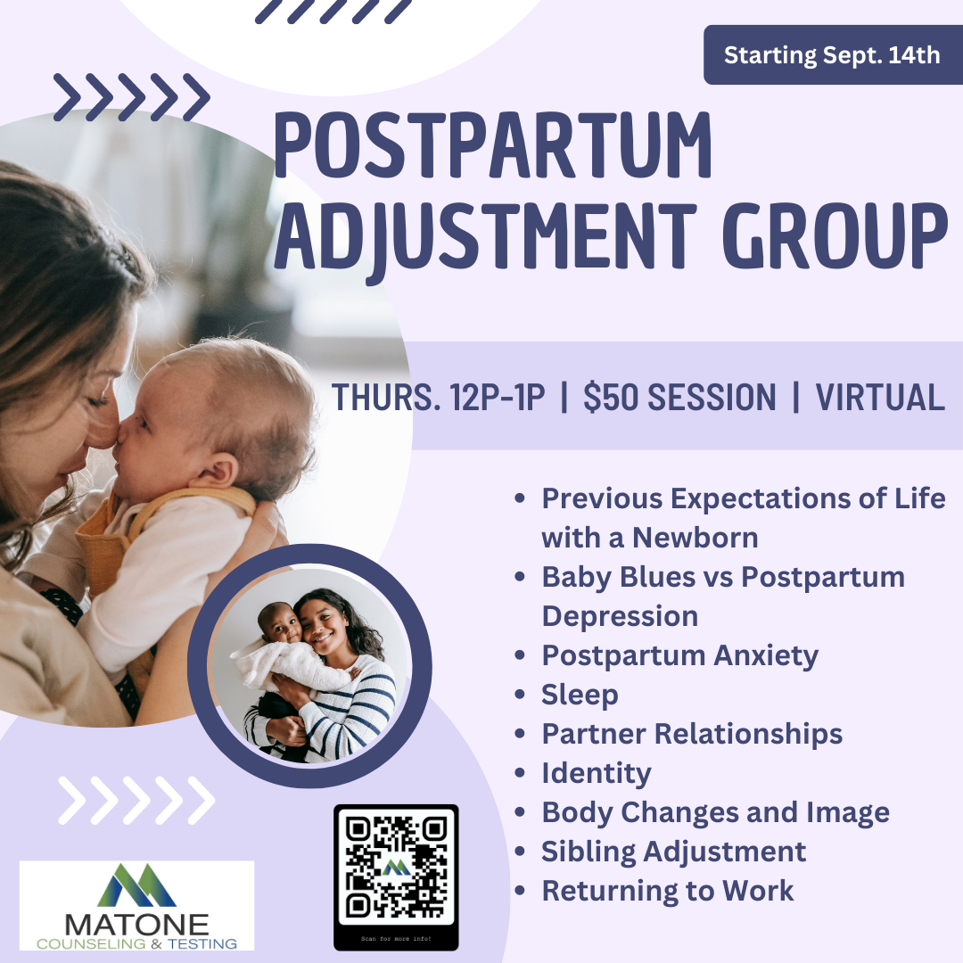 Therapy Groups - Matone Counseling & Testing